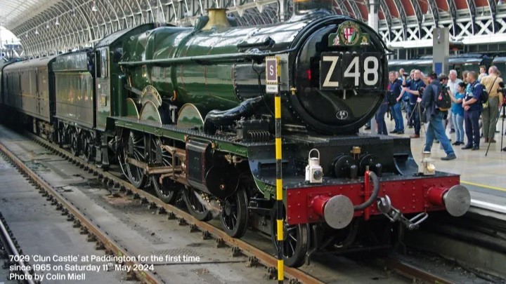 Vintage Trains Tickets - Clun Castle Train Ride