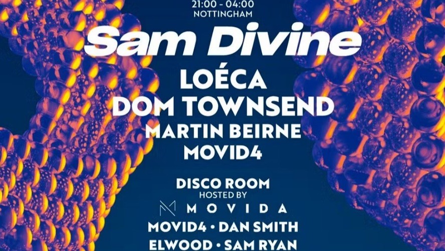 Sam Divine Tickets - New Year Party Nottingham