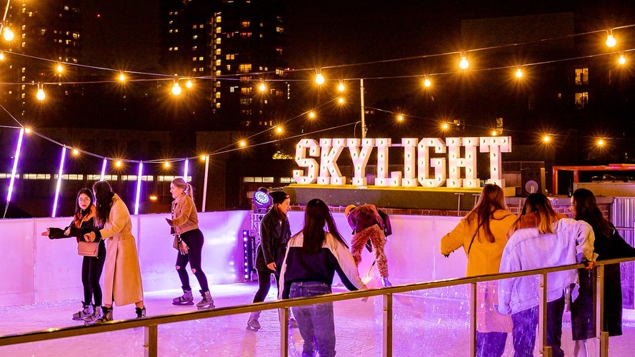 Skylight London Bar Tobacco Dock - London Ice Skating Tickets on Sale