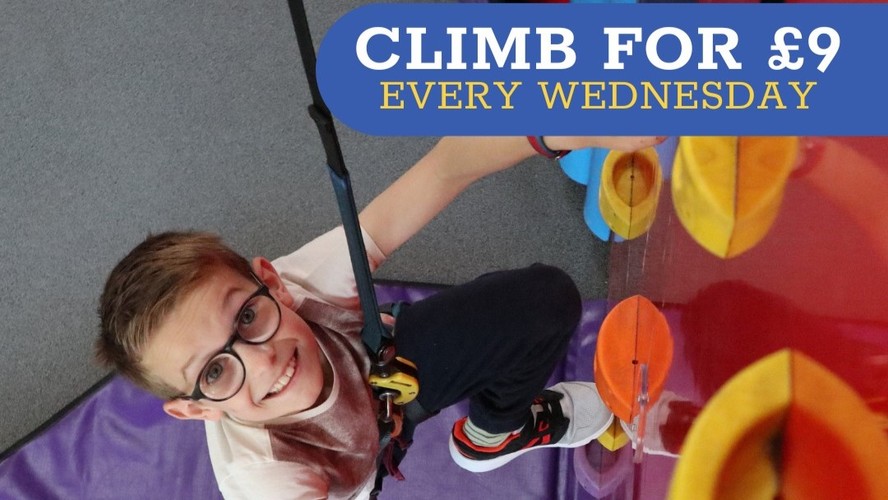 Rock Up Lakeside Tickets - £9 Rock Climbing Essex