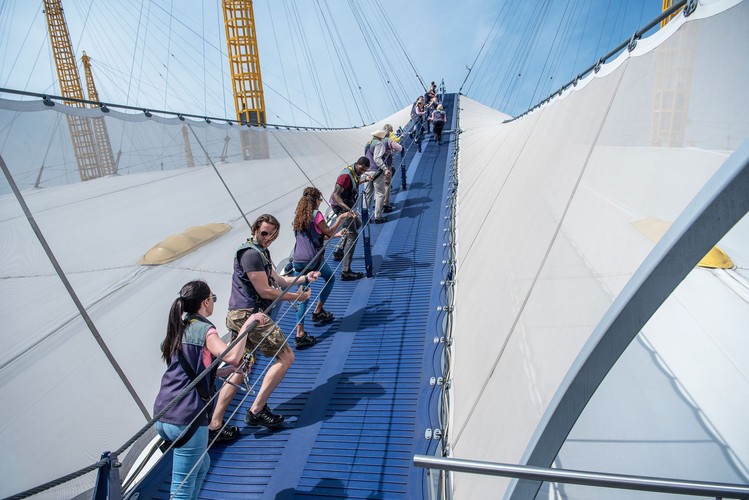 Up at The O2 Tickets - Dare to climb the O2 Millennium Dome?
