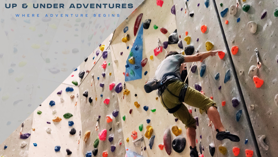 Lead Climbing Bristol - Up and Under Adventures