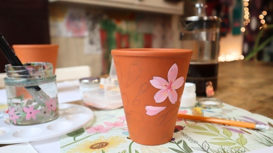 Debbie Bryan Ruddington - Terracotta Painting Workshop