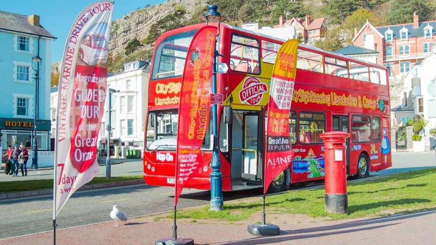 City Sightseeing Llandudno - 24 Hour Hop On Hop Off Tickets