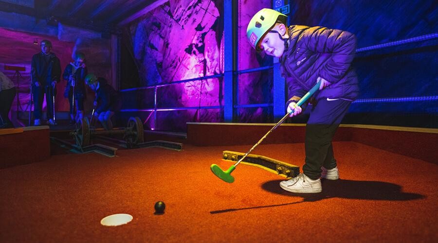 Zip World Underground Golf - Free £5 Voucher With Purchase