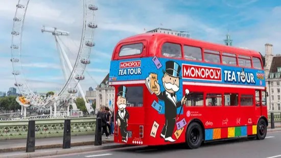 Monopoly Afternoon Tea Tickets - Monopoly Bus Tour London